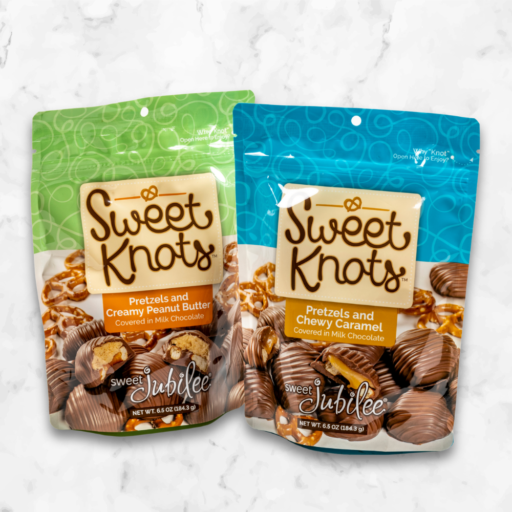 Sweet Knots | Pretzels, Caramel or Peanut Butter, & Chocolate | Sweet ...