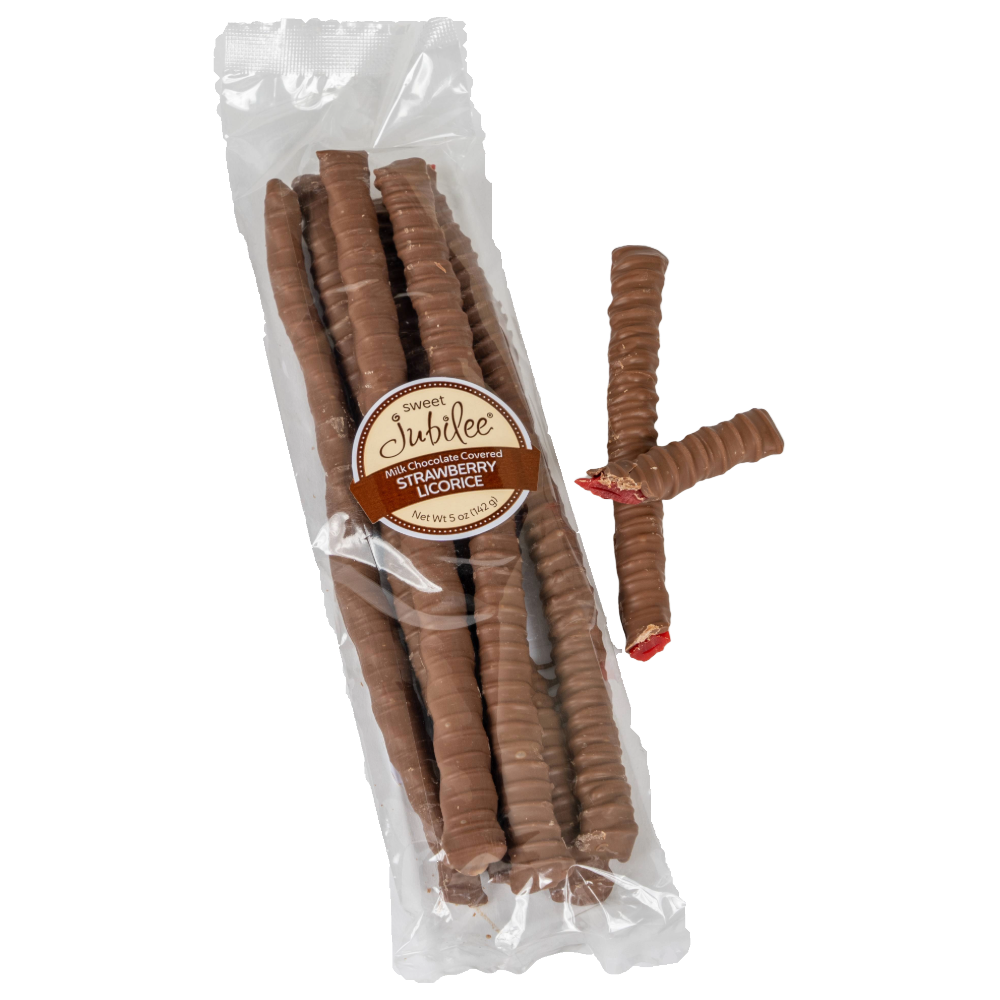 Milk Chocolate-Covered Strawberry Licorice – Sweet Jubilee